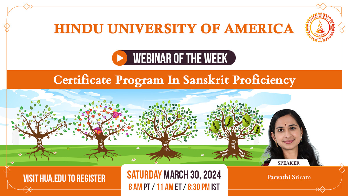 Certificate Program in Sanskrit Proficiency confirmation