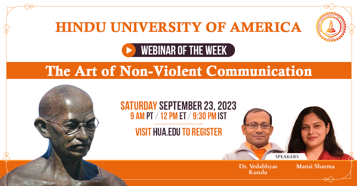 Ahimsa and the Art of Nonviolent Communication confirmation